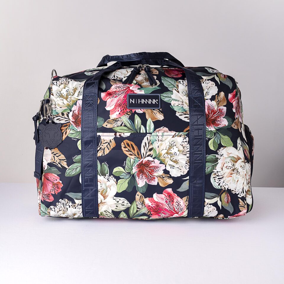Bolso Mali Flores Atigradas - Hanna Accesorios